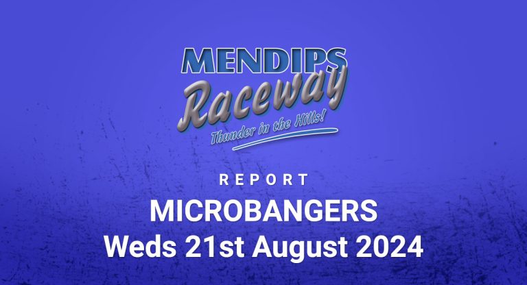 REPORT: MICROBANGERS Weds 21st August 2024 - Mendips Raceway