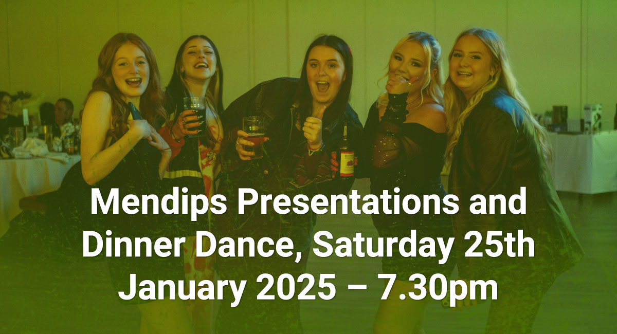Mendips Presentations and Dinner Dance, Saturday 25th January 2025 – 7 ...